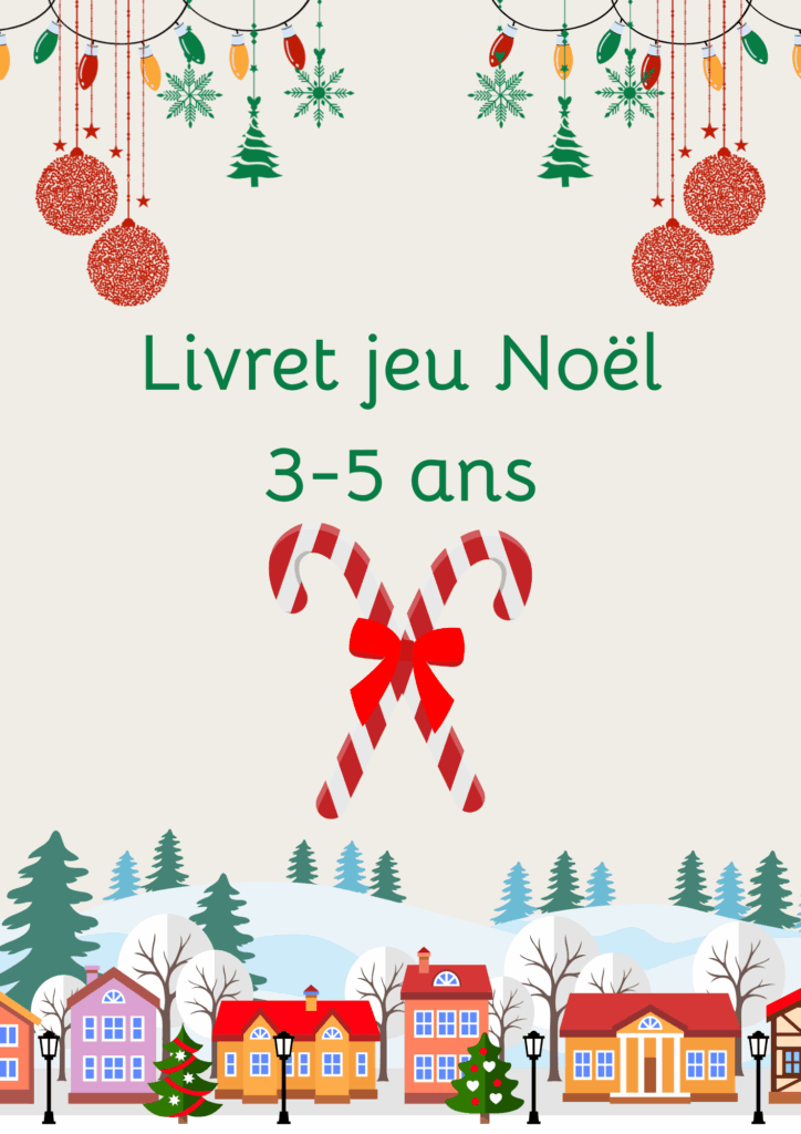 Livret de jeux de Noël | Mystère feuille ciseaux